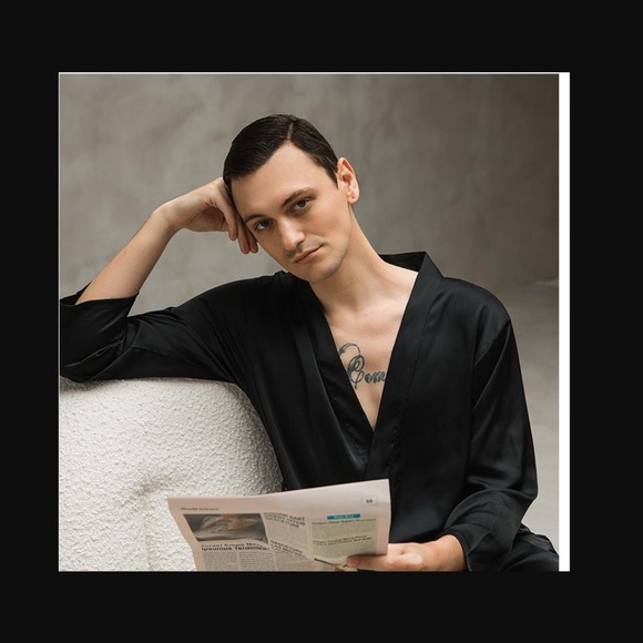 Adore Me | Underwear & Socks | Adore Me Mens Satin Black Hugh Hefner ...